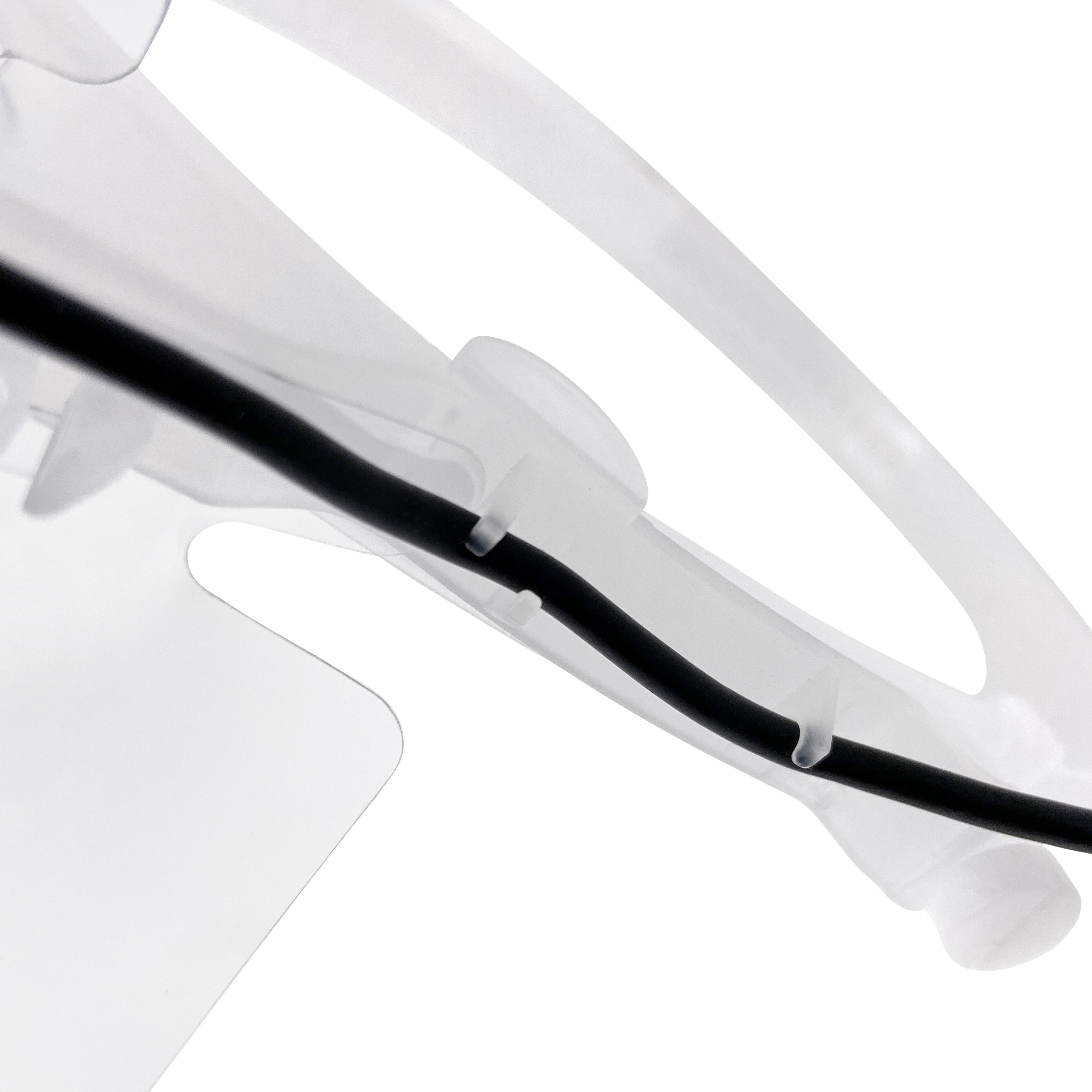 Face Shield Office Starter Kit (100 Shields + 4 visors) – Ultralight Optics